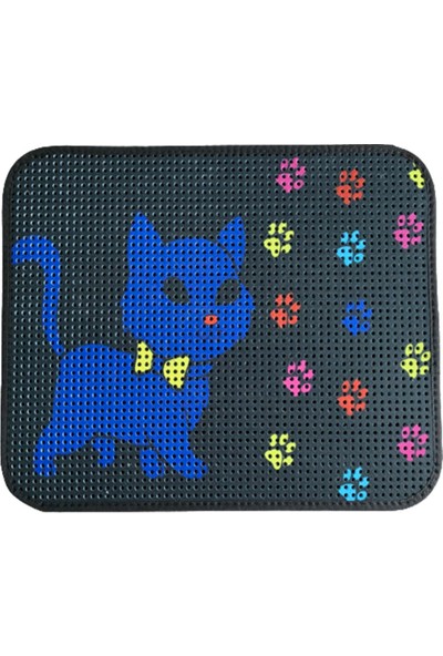Rehome Mavi Kedi Kumu Elekli Tuvalet Önü Paspası 60X45 cm 3 Rehome Mavi Kedi Kumu Elekli Tuvalet Önü Paspası 60X45 cm 3