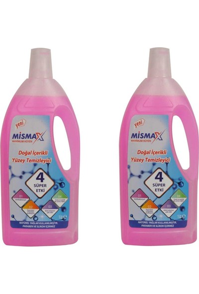 Mismax Süper 2'li Doğal Içerikli Yüzey Temizleyici Mismax Süper 2'li Doğal Içerikli Yüzey Temizleyici