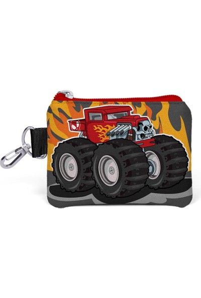 Coral High Kids Kırmızı Siyah Bozuk Para Çantası 21827