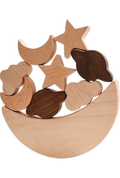 Çocuklar Için Ahşap Şekilli Oyuncaklar