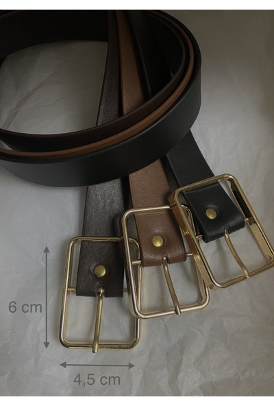 3'lü Kahverengi Basic Kemer Seti (Kahve, Siyah, Acıkahve) 3'lü Kahverengi Basic Kemer Seti (Kahve, Siyah, Acıkahve)