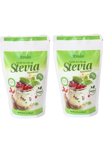 Fibrelle Double Zero Slim Sweetener 240 G 2 Paket Fibrelle Double Zero Slim Sweetener 240 G 2 Paket