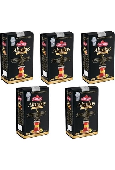 Çaykur Altınbaş Siyah Çay 5 x 500 gr