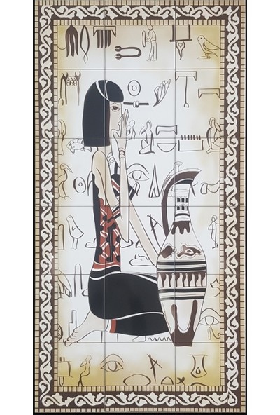 Kütahya Çini 60X120 cm Çini Seramik Antik Pano