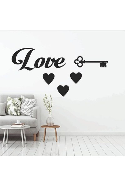 Ahşap Love Ok Duvar Yazısı