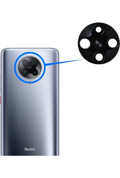 Lux Xiaomi Poco F2 Pro Arka Kamera Camı Lens