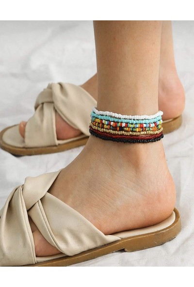 Home Art Nova Halhal Karışık Renkli Lastikli 7 Adet Home Art Nova Halhal Karışık Renkli Lastikli 7 Adet