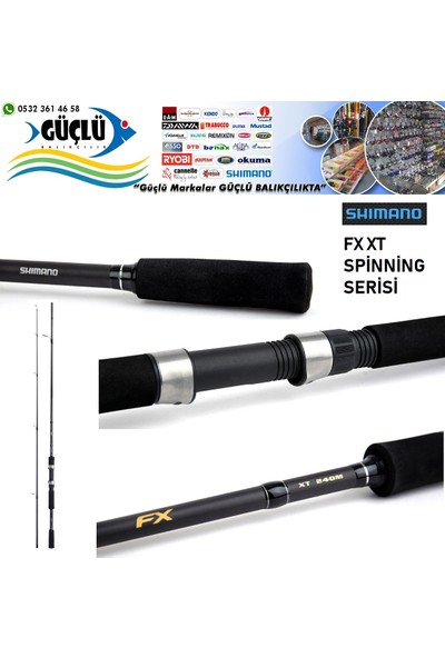 Spin Kamışı Shımano Fx Xt 240MH 14-40 gr Aksiyonlu Yeni Ürün Spin Kamışı Shımano Fx Xt 240MH 14-40 gr Aksiyonlu Yeni Ürün