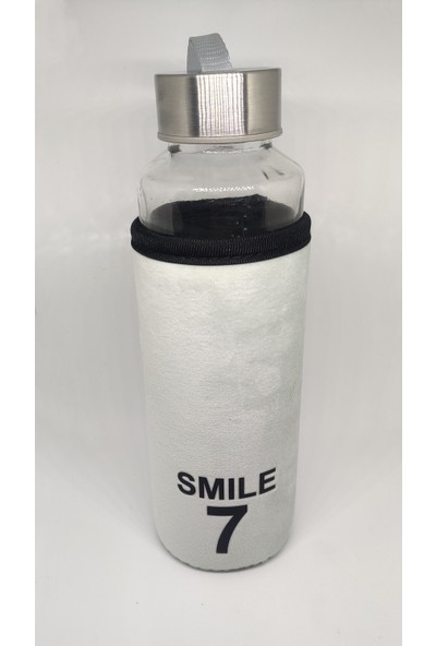 Kılıflı Cam Su Matarası 400 ml