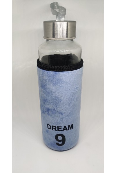 Kılıflı Cam Su Matarası 400 ml