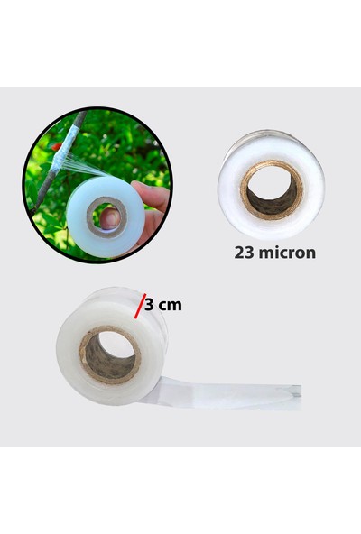 Ertekpa Aşı Bandı 3 cm 23 Micron Streç 1 Adet Ertekpa Aşı Bandı 3 cm 23 Micron Streç 1 Adet