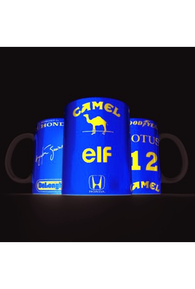 Baykaldı Dijital F1 Legend Series - Senna - Lotus 1 Mug Kupa Bardak