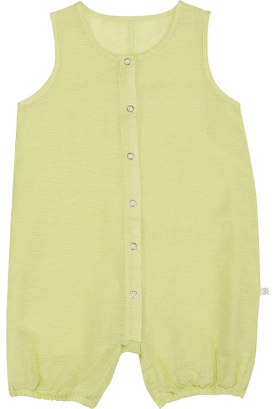 Organic Era Organicera Organik Kenevir Şort Tulum, Yeşil