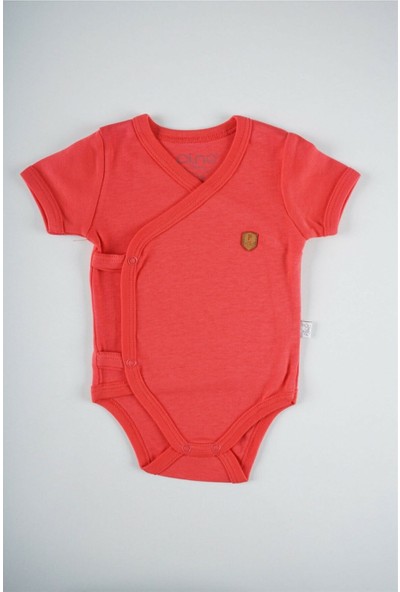 Miniko Kids Kruvaze Bebek Yarım Kol Çıtçıtlı Badi Zıbın