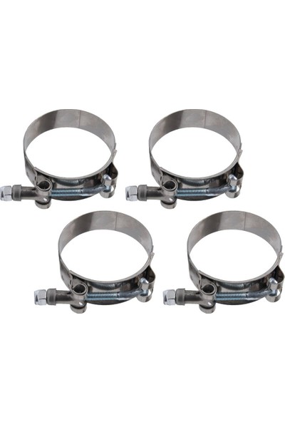 Paslanmaz Çelik T-Bolt Turbo Silikon Hortum Kelepçesi Emme Intercooler 95-103MM