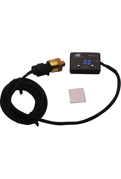 Blesiya 1/8npt Sensör Yağ Ölçer Basınçlı Ekran Dijital Evrensel 12V Yüksek Doğruluk