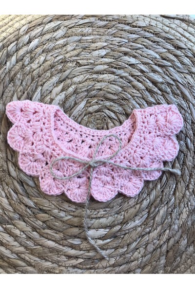 Migi Baby Kız Bebek Çocuk Vintage Yakalık El Örmesi