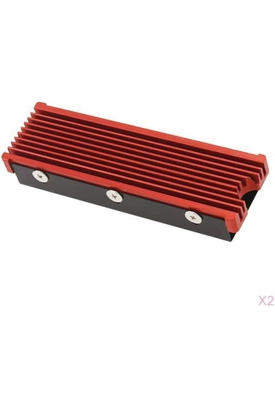 Lovıver 2 Adet Alüminyum Soğutucu Nvme M.2 SSD Için Termal Pad ile -Red ( Yurt Dışından) Lovıver 2 Adet Alüminyum Soğutucu Nvme M.2 SSD Için Termal Pad ile -Red ( Yurt Dışından)