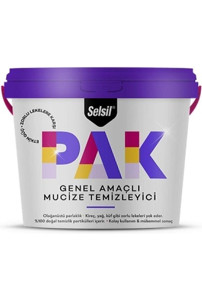 Creart Home Selsil Pak Genel Amaçlı Mucize Temizleyici 500GR Creart Home Selsil Pak Genel Amaçlı Mucize Temizleyici 500GR