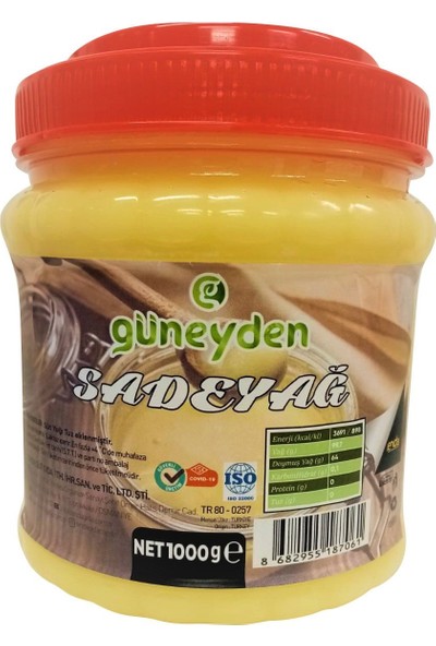 Güneyden Sadeyağ 1000 gr Güneyden Sadeyağ 1000 gr