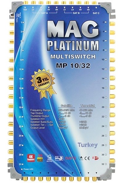 Mag 10*32 Kaskatlı Uydu Santrali Mag Platinum Mag 10*32 Kaskatlı Uydu Santrali Mag Platinum