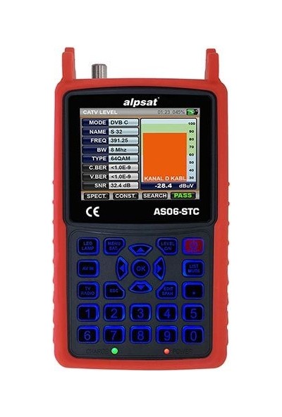 Alpsat Satfınder 6 Hd Slım Görüntülü Uydu Bulucu*ahd Test Cihazı (AS06-STC) Alpsat Satfınder 6 Hd Slım Görüntülü Uydu Bulucu*ahd Test Cihazı (AS06-STC)