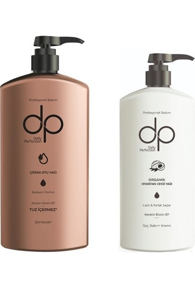 Dp Şampuan Çörekotu Yağı 500 Ml + Bakım Kremi Organik Hindistan Cevizi Yağı 500 Ml Dp Şampuan Çörekotu Yağı 500 Ml + Bakım Kremi Organik Hindistan Cevizi Yağı 500 Ml