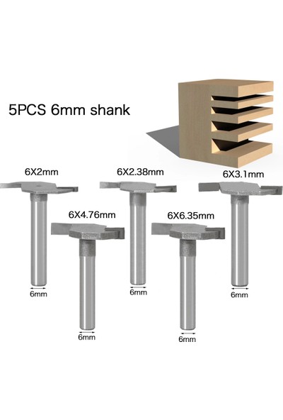 Guangdong Spirit Srıwen 2020 5 Adet/takım 6mm Shank Freze Kesicisi Ahşap Oyma T Tipi Planya Kesici Freze Uçları Ağaç Işleme T-Yuvası Ağaç Işleme Aracı (Yurt Dışından) Guangdong Spirit Srıwen 2020 5 Adet/takım 6mm Shank Freze Kesicisi Ahşap Oyma T Tipi Planya Kesici Freze Uçları Ağaç Işleme T-Yuvası Ağaç Işleme Aracı (Yurt Dışından)