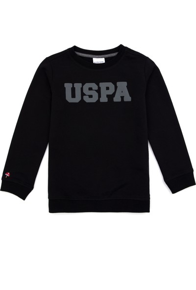 U.S. Polo Assn. Siyah Sweatshirt Basic 50254094-VR046 U.S. Polo Assn. Siyah Sweatshirt Basic 50254094-VR046