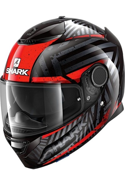 Shark Spartan 1.2 Kobrak Kapalı Kask | Kırmızı