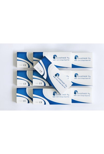 Novacheck Antigen Hızlı Testi 10 Adet Novacheck Antigen Hızlı Testi 10 Adet