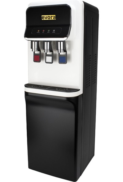 Evora Ev Tipi 3 Musluklu (Sıcak, Normal, Soğuk) Arıtmalı Siyah Su Sebili Evora Ev Tipi 3 Musluklu (Sıcak, Normal, Soğuk) Arıtmalı Siyah Su Sebili