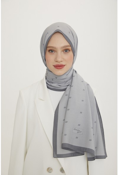 Armine Sport Modal Şal Puan ve Logo Desenli