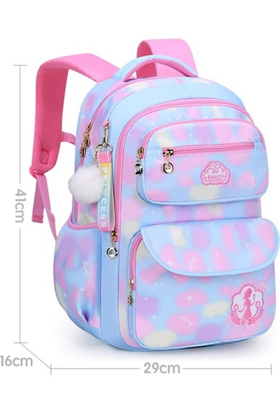 Lanbo Sevimli Kız Okul Çantası Çocuklar Ilkokul Okul Çantası Okul Çantası Prenses Çantası (Yurt Dışından) Lanbo Sevimli Kız Okul Çantası Çocuklar Ilkokul Okul Çantası Okul Çantası Prenses Çantası (Yurt Dışından)