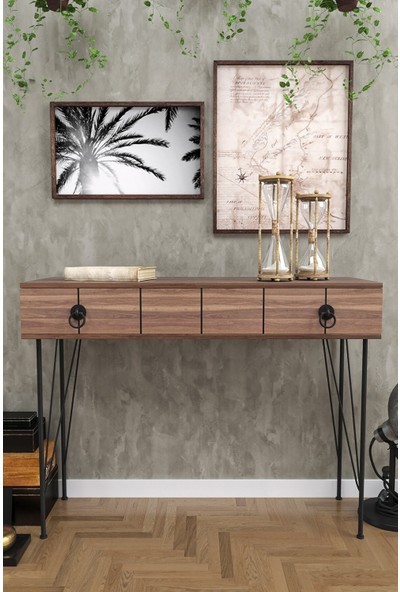 ADK0679 Asya Tek Çekmeceli Lüx Dresuar Ceviz