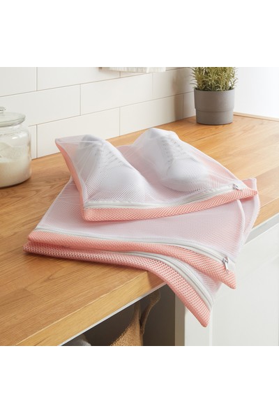 Ocean Home 3'lü Pembe Ayakkabı Yıkama Filesi Ocean Home 3'lü Pembe Ayakkabı Yıkama Filesi