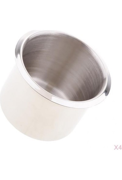 Cuticate 4 Adet 68 mm Gümüş Tekne Deniz Rv Gö Mme Kupası Içecek Can Tutucu Tekne (Yurt Dışından) Cuticate 4 Adet 68 mm Gümüş Tekne Deniz Rv Gö Mme Kupası Içecek Can Tutucu Tekne (Yurt Dışından)