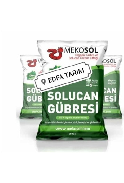 Mekosol Kokusuz Solucan Gübresi 3 kg