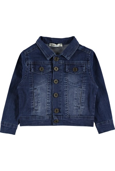 Civil Boys Erkek Çocuk Kot Ceket 2-5 Yaş Koyu Mavi