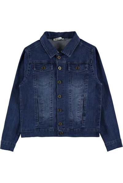 Civil Boys Erkek Çocuk Kot Ceket 10-13 Yaş Koyu Mavi