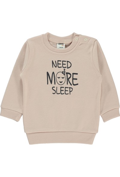 Civil Baby Kız Bebek Sweatshirt 6-18 Ay Pudra