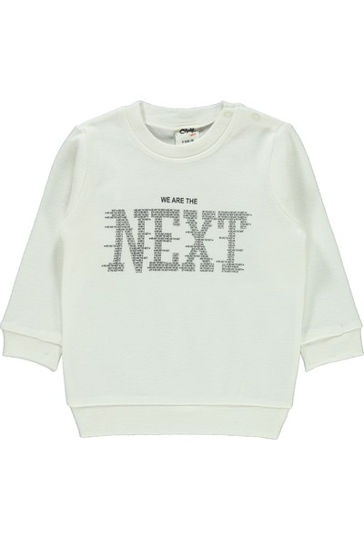 Civil Baby Erkek Bebek Sweatshirt 6-18 Ay Ekru Civil Baby Erkek Bebek Sweatshirt 6-18 Ay Ekru