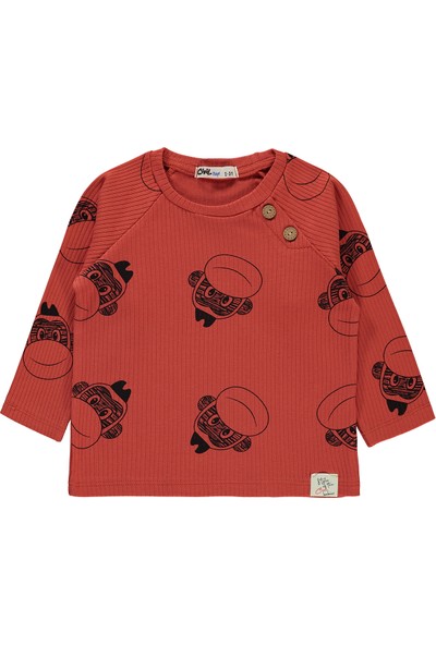 Civil Boys Erkek Çocuk Sweatshirt 2-5 Yaş Kiremit