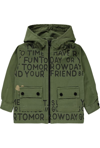 Civil Boys Erkek Çocuk Kapüşonlu Ceket 2-5 Yaş Haki