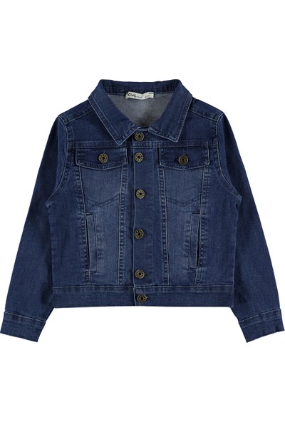Civil Boys Erkek Çocuk Kot Ceket 6-9 Yaş Koyu Mavi
