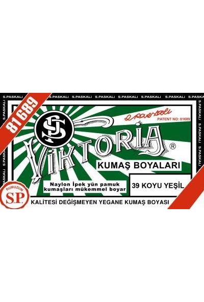 Viktoria Koyu Yeşil Renk Kumaş Boyası Viktoria Koyu Yeşil Renk Kumaş Boyası
