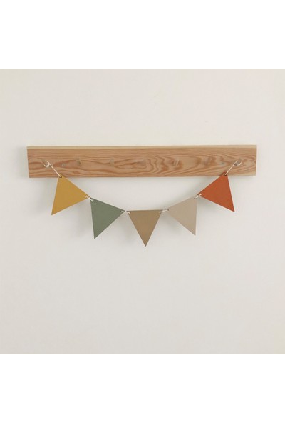 Ahşap Üçgen Flama | Bebek ve Çocuk Odası Dekoru Ahşap Üçgen Flama | Bebek ve Çocuk Odası Dekoru