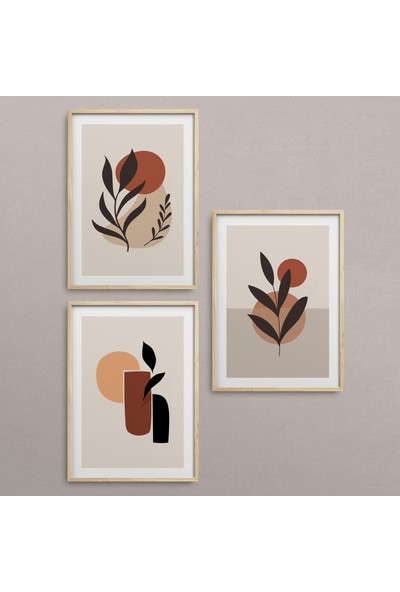 Home Pack Çerçeveli 3 Parça Tablo Seti