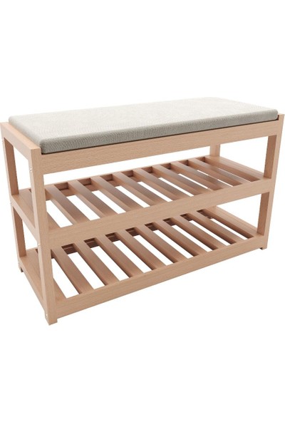 Bienwood BIE-7005 Minderli Ahşap Ayakkabılık