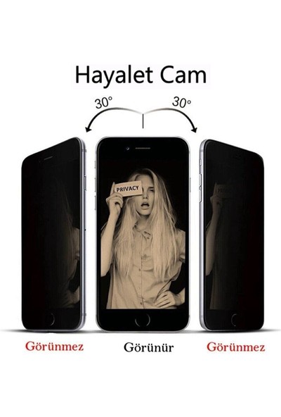Vhstore Apple iPhone Xs Hayalet Tam Kaplayan Kırılmaz Cam